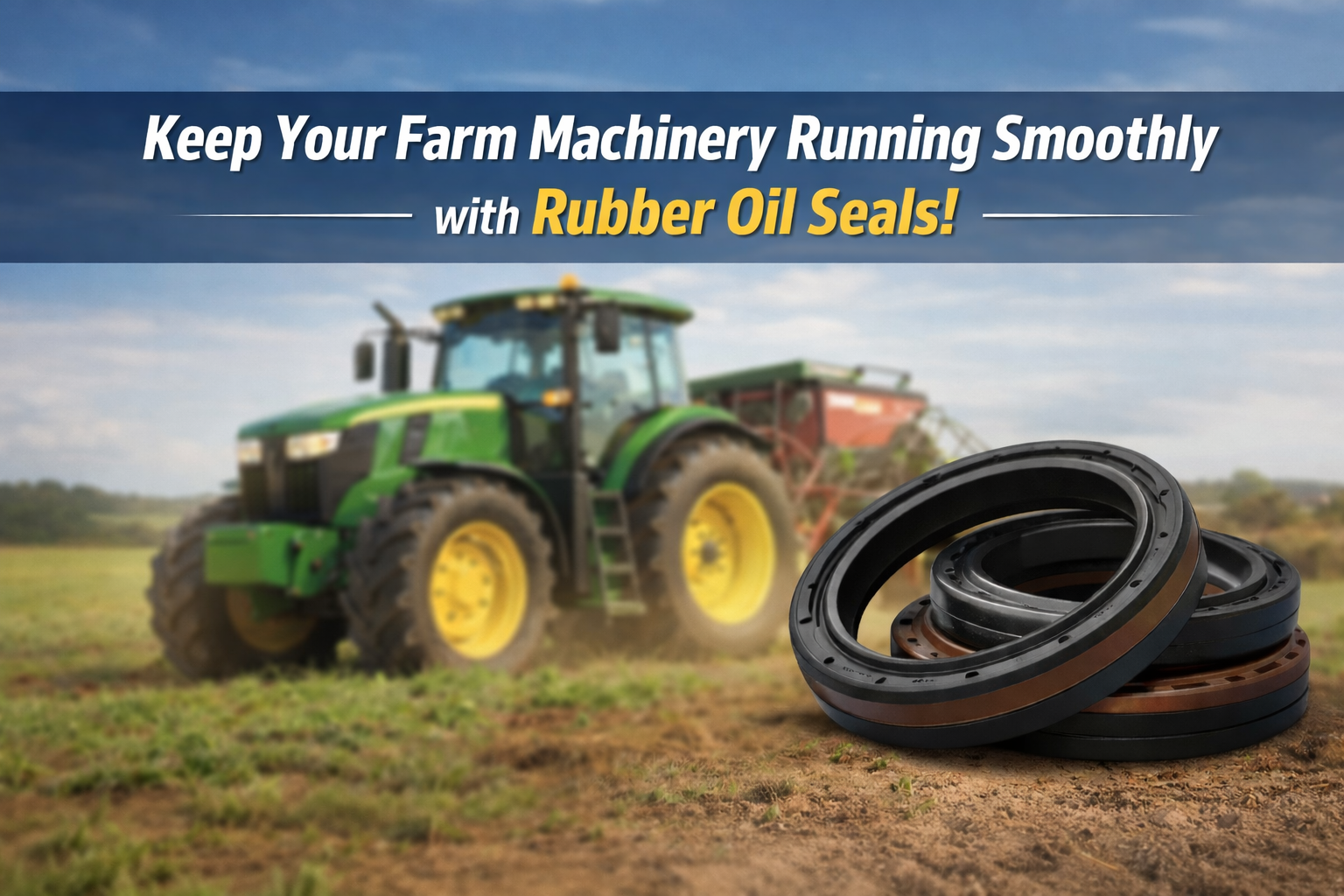 Reliable Oil Seals for Agricultural Harvesters and Farm Equipment