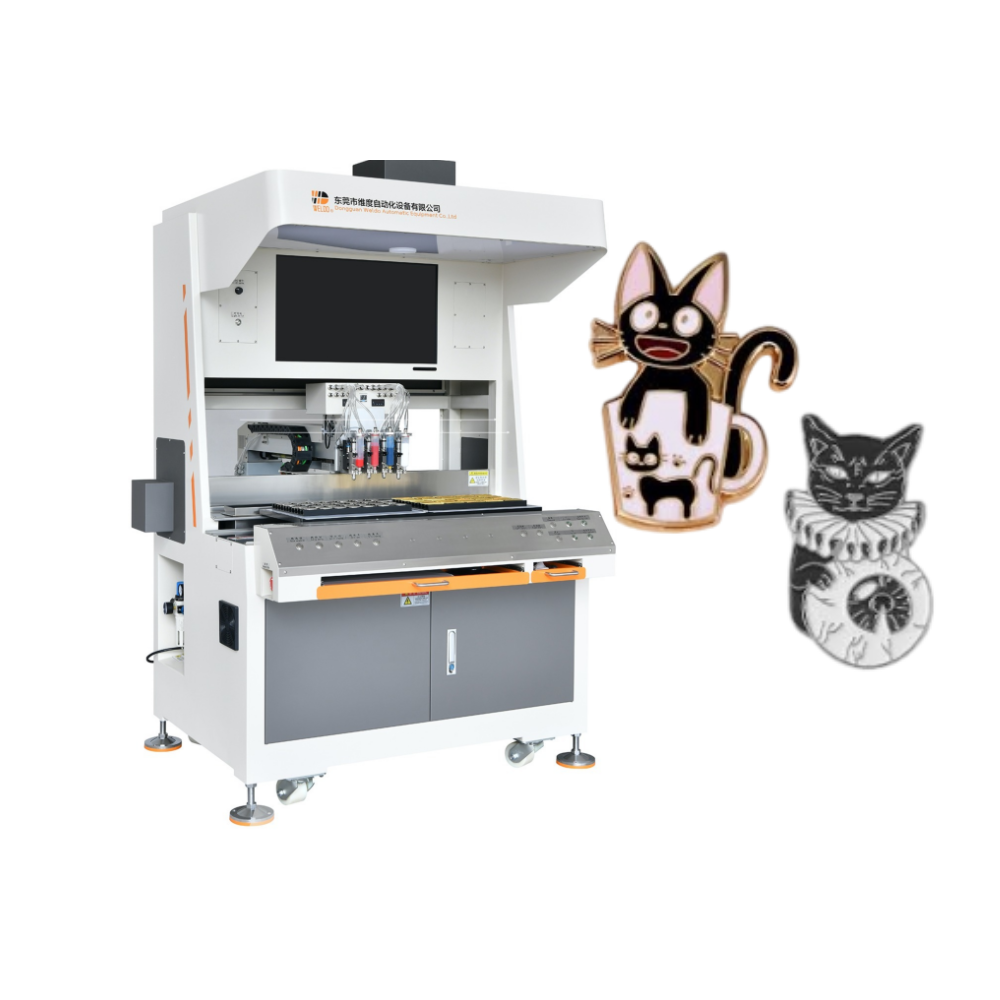 Disney official enamel pin badge coloring machine