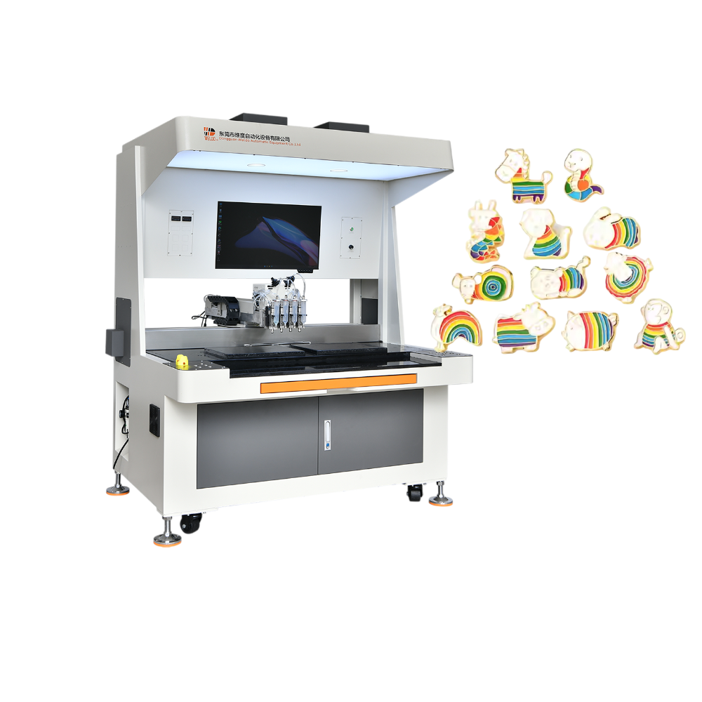 Stars and stripes enamel pin badge accessories coloring machine