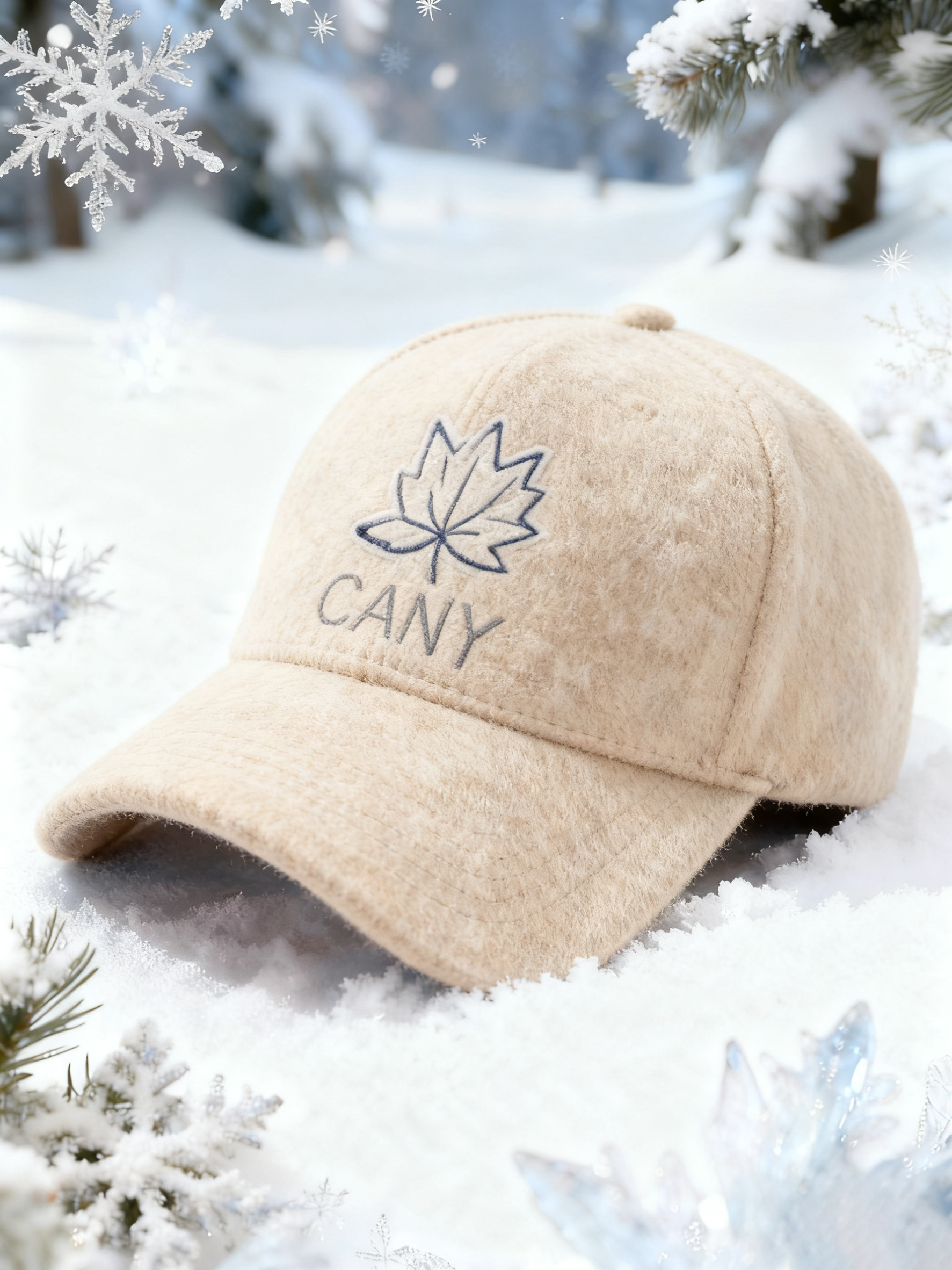 Custom Embroidered Gray Snapback Adjustable Wool Blend Baseball Cap for ...