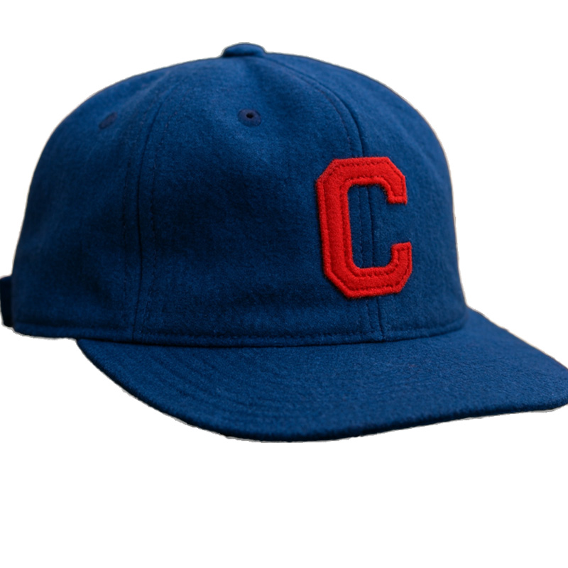 Custom Embroidered Gray Snapback Adjustable Wool Blend Baseball Cap for ...