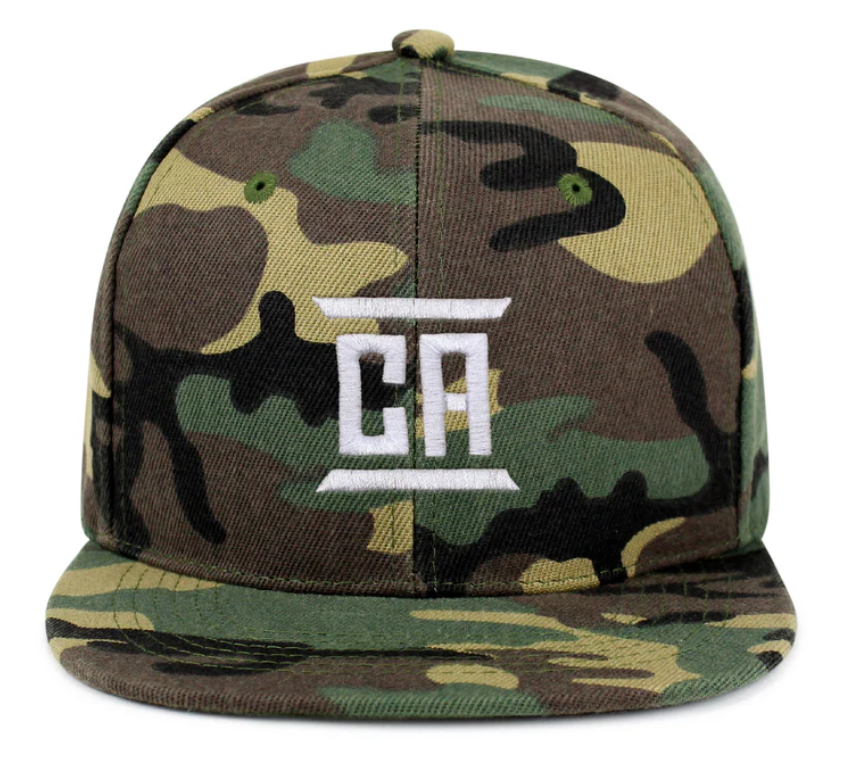 2026 Premium Camo Embroidered Logo Snapback Cap Flat Brim Adjustable ...