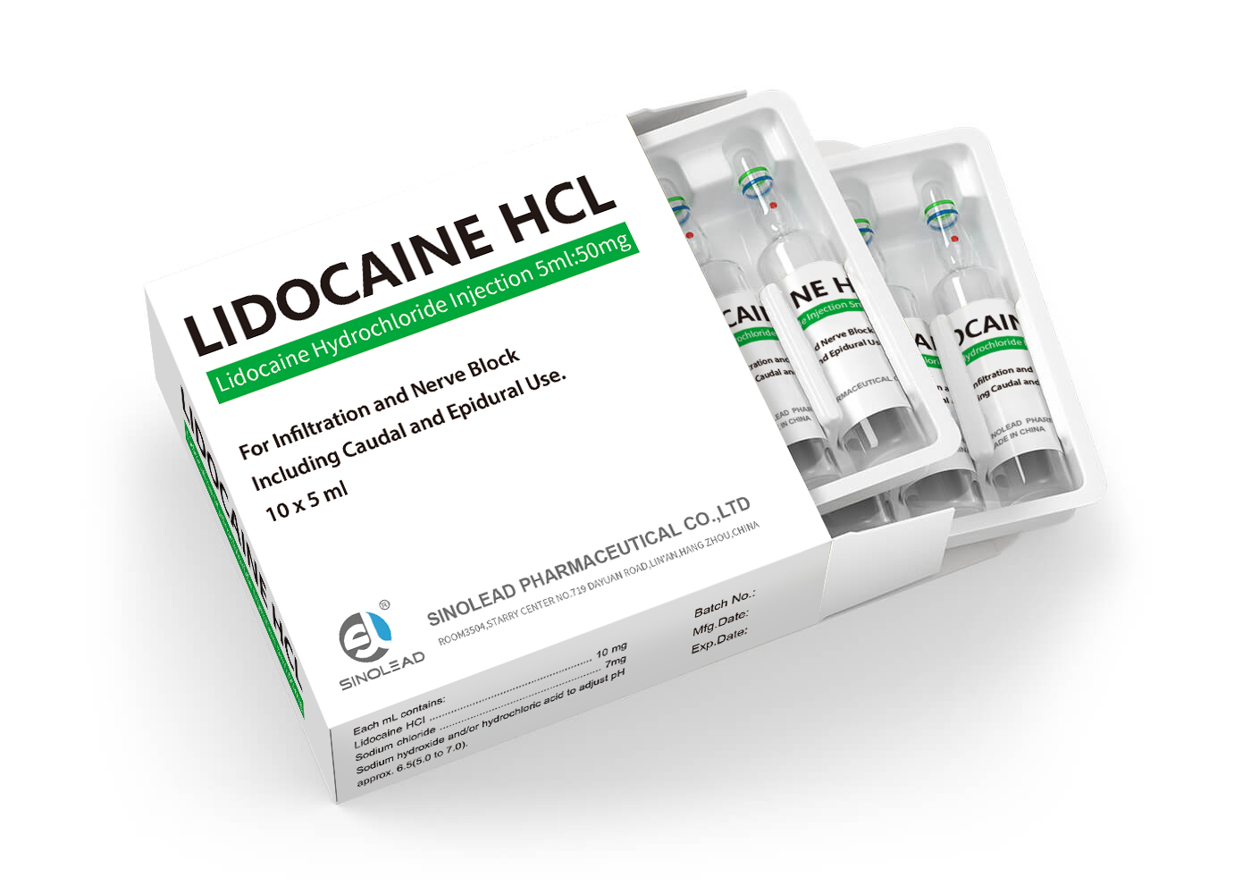 Lidocaine Injection 5ml:50mg