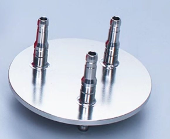 Shunyoubio GL45两通/三通/四通转液盖，GL32/GL80补料瓶瓶盖，不锈钢垫片，流动相瓶盖