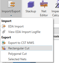 CST如何局部切割PCB并用2DTL求解器仿真